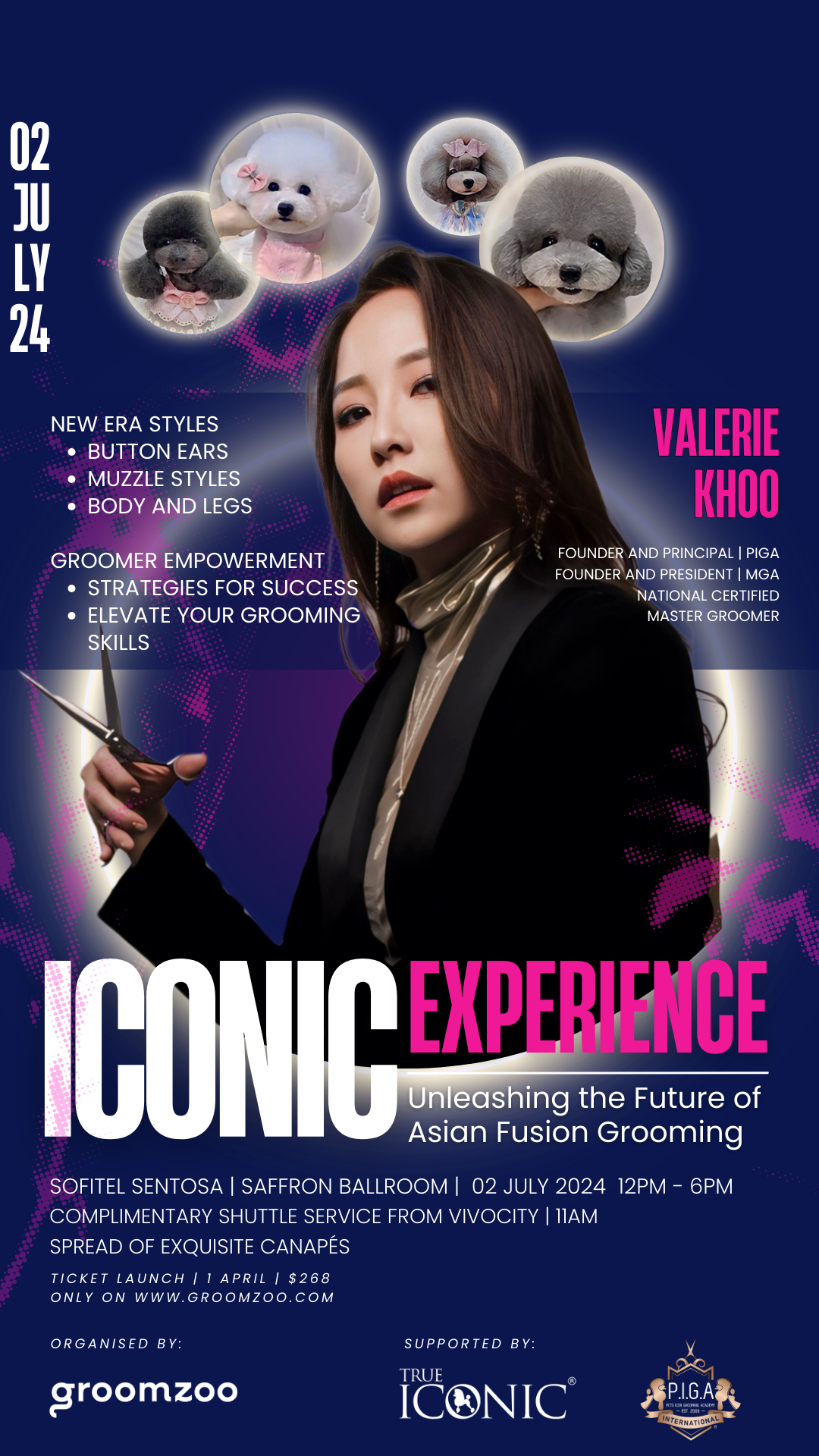 Event Ticket | Iconic Experience with Valerie Khoo – Groomzoo